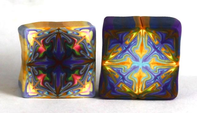 Illuminated Stained Glass Canes Gallery | Polymer Clay Workshop