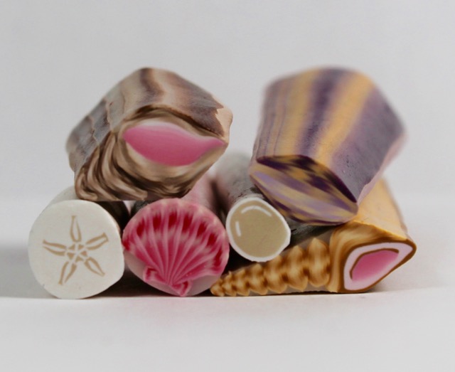polymer clay sea shell canes | Polymer Clay Workshop